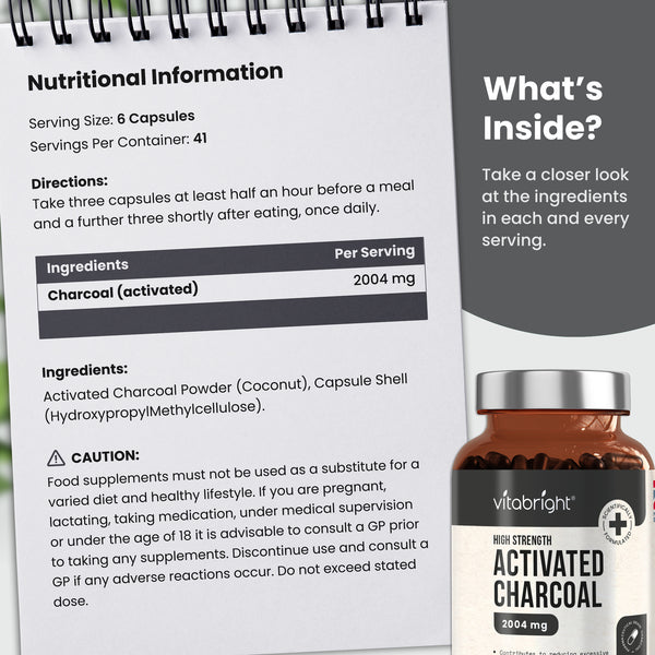 Activated Charcoal Capsules – VitaBright