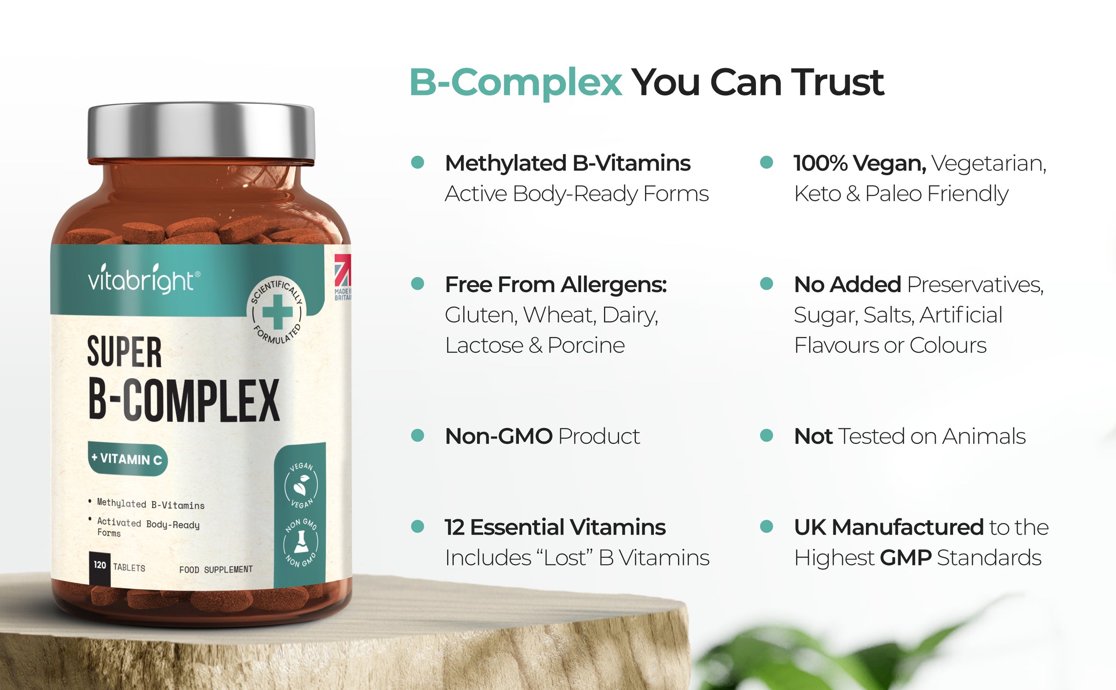 Super B Vitamin Complex – VitaBright