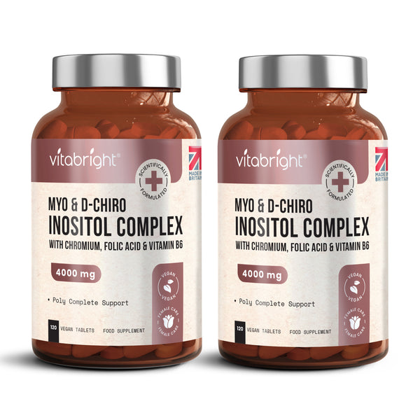 VitaBright Myo Inositol & D Chiro Inositol for PCOS