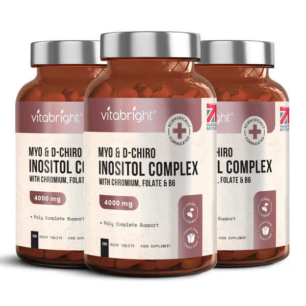VitaBright Myo Inositol & D Chiro Inositol for PCOS