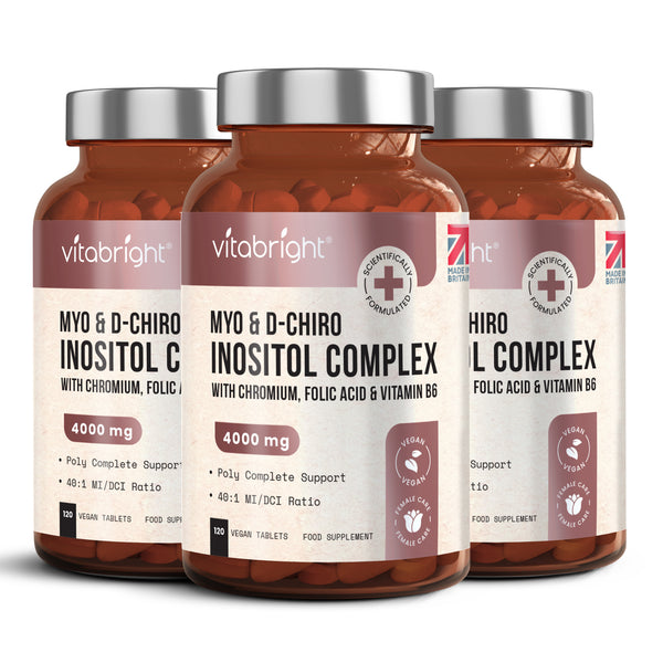 VitaBright Myo Inositol & D Chiro Inositol for PCOS