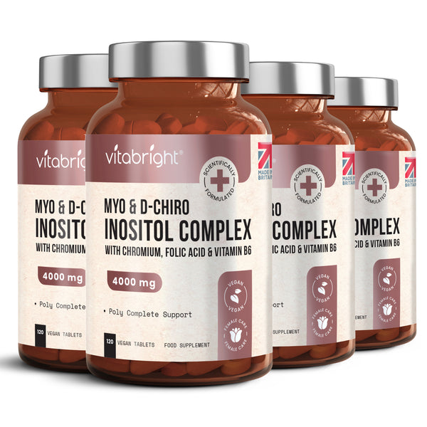 VitaBright Myo Inositol & D Chiro Inositol for PCOS