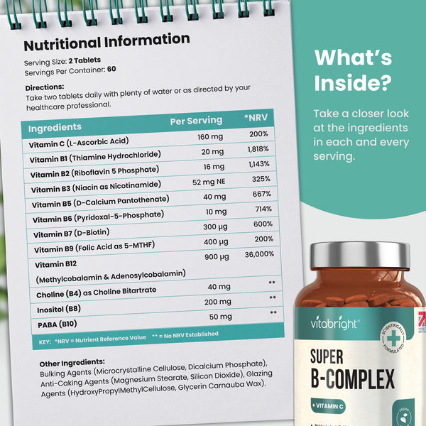 Super B Vitamin Complex – VitaBright