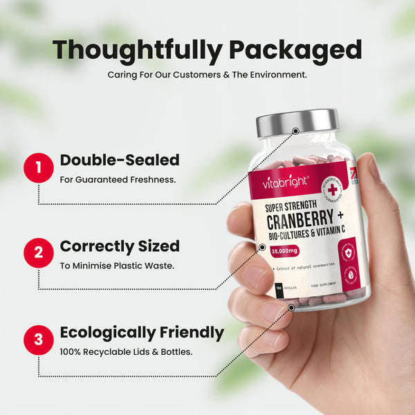 Super Strength Cranberry Probiotic Complex – VitaBright
