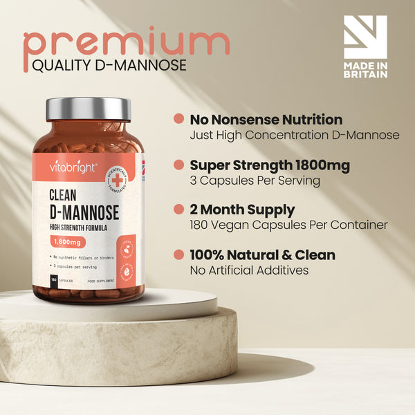 Clean D-Mannose - 1,800 mg – VitaBright