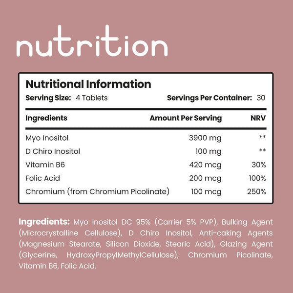 VitaBright Myo Inositol & D Chiro Inositol for PCOS