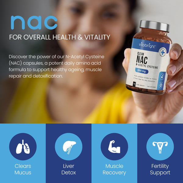 VitaBright NAC Supplement (N-Acetyl-Cysteine)