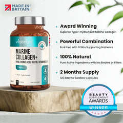 Marine Collagen Complex | 1000mg | 9 Powerful Nutrients | Advanced For – VitaBright