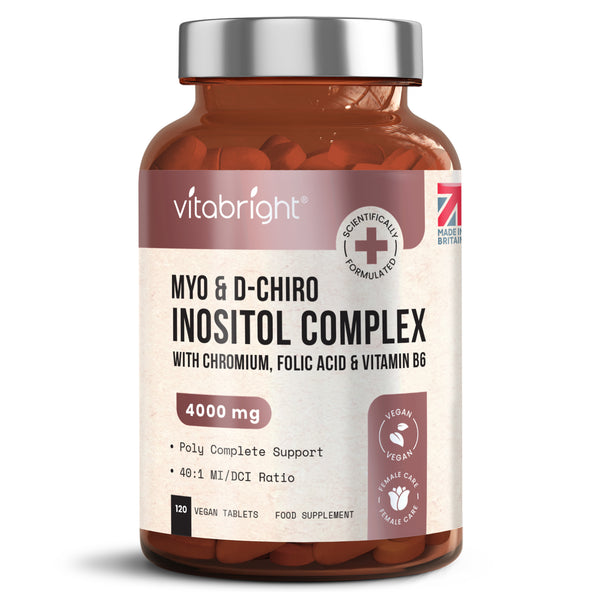 VitaBright Myo Inositol & D Chiro Inositol for PCOS