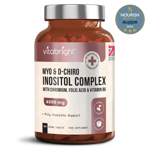 VitaBright Myo Inositol & D Chiro Inositol for PCOS