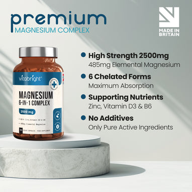 Magnesium Complex 6-in-1 Supplement with Zinc